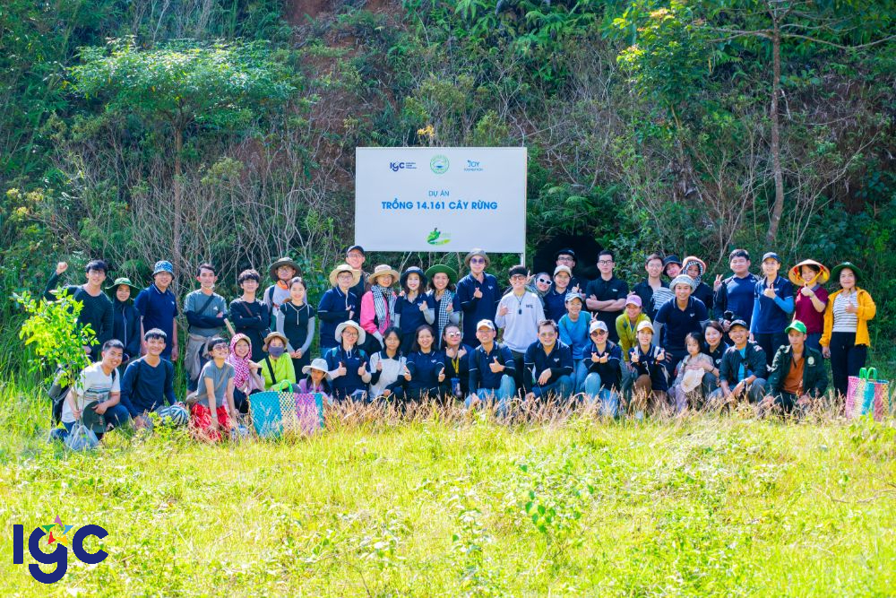 IGC và Joy Foundation chung tay mang 14.161 cây xanh về rừng - IGC Group